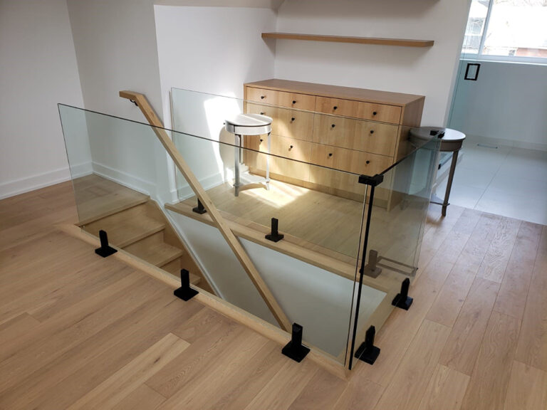 Best Interior Glass Stair Railing Installations in Toronto & GTA